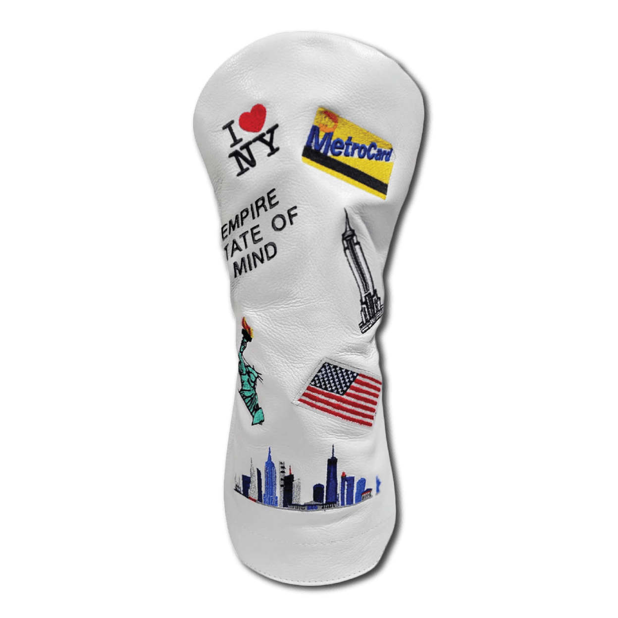 New York Mural Leather Golf Headcovers | Winston Collection